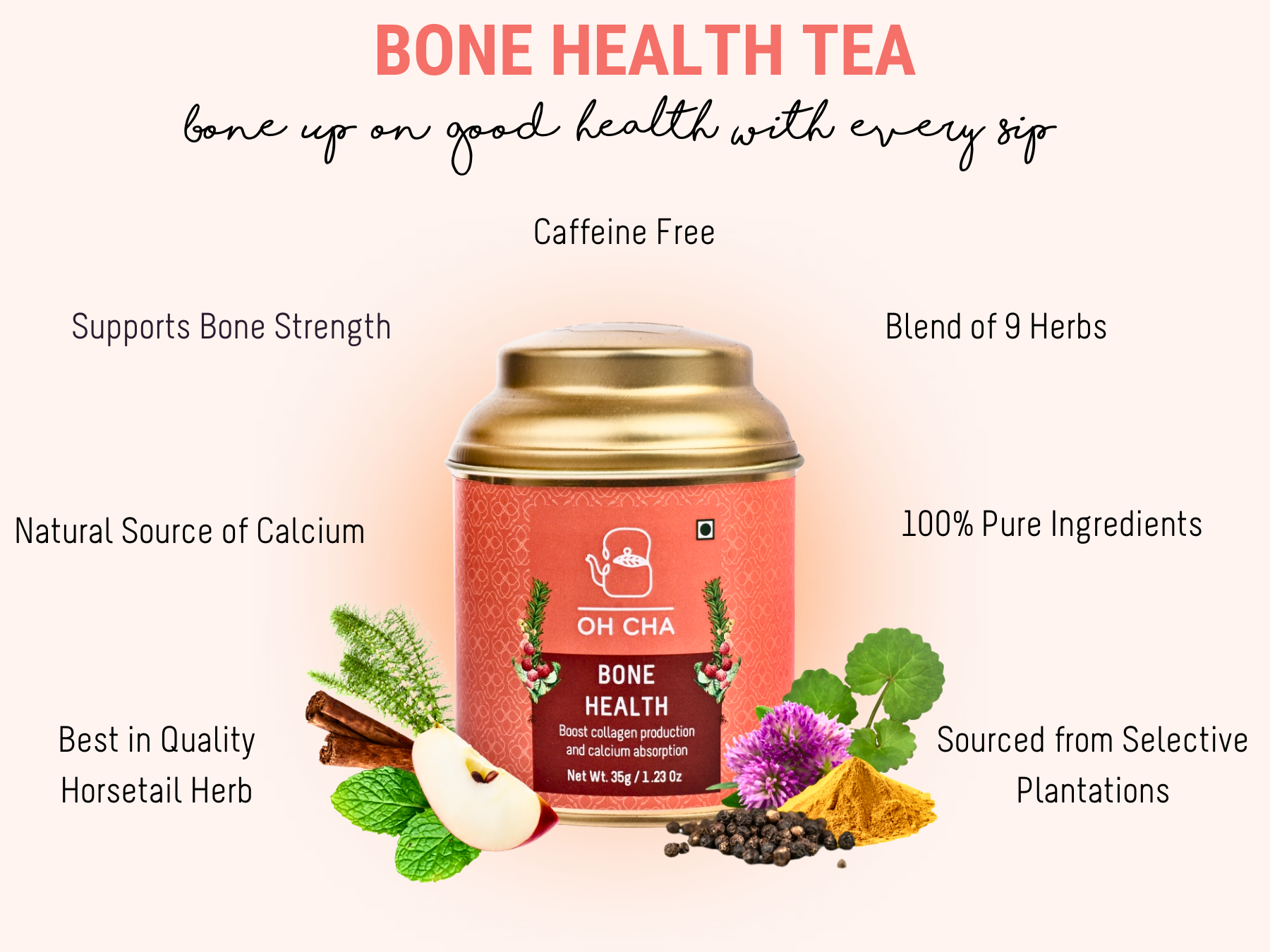Best Herbal Tea Combo | Hibiscus Tea & Tea for Strong Bones – OhCha.in