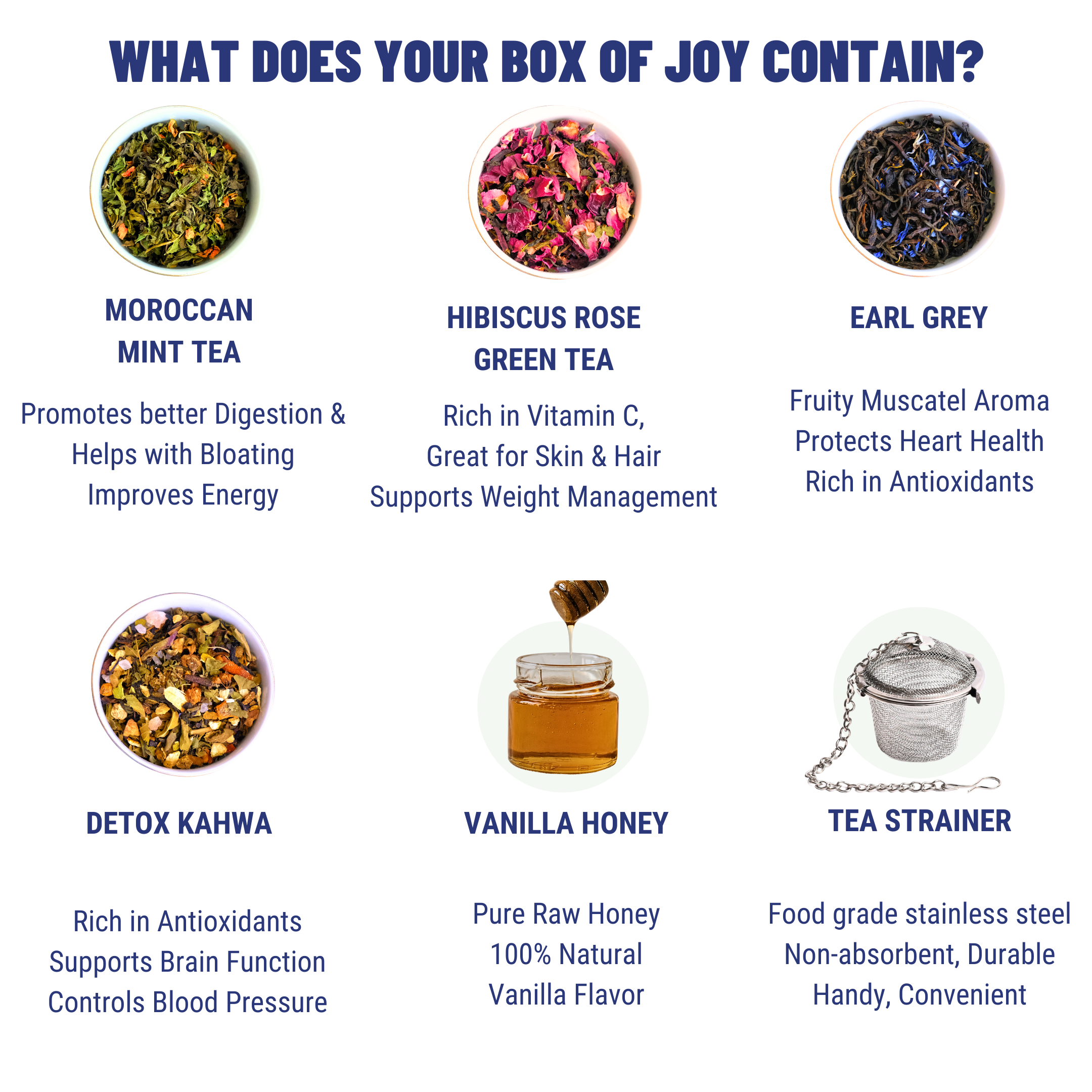 Discoverers Box - Assorted Tea Gift Set with 4 Tea Flavors, Tea Infuse ...