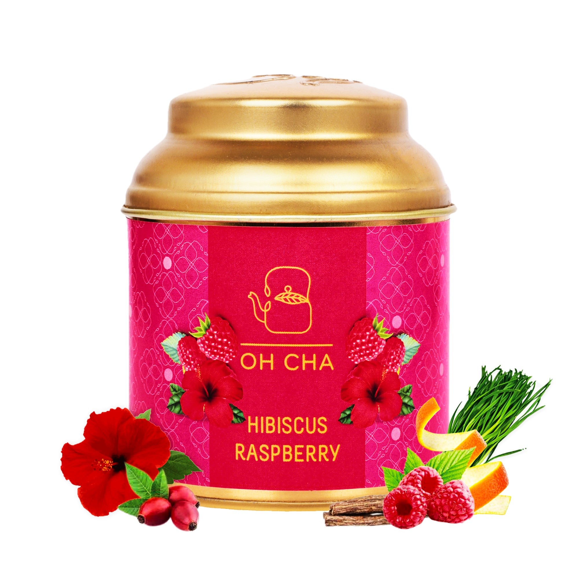 Hibiscus Raspberry Tea – OhCha.in