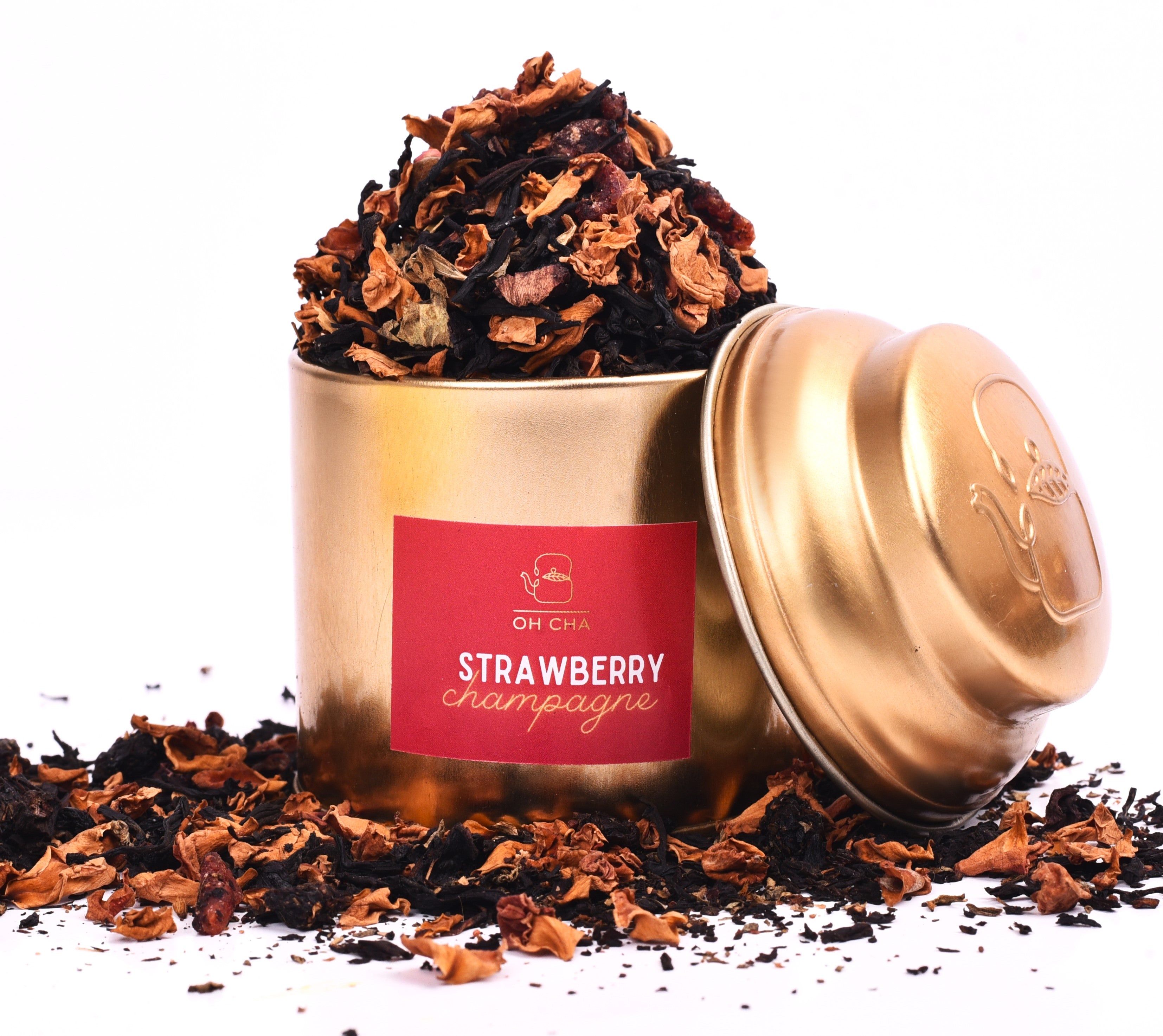 Strawberry champagne Tea – OhCha.in